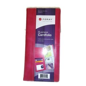 Foray | Office | Nwt Foray Business Card Holder 44card Pink | Poshmark